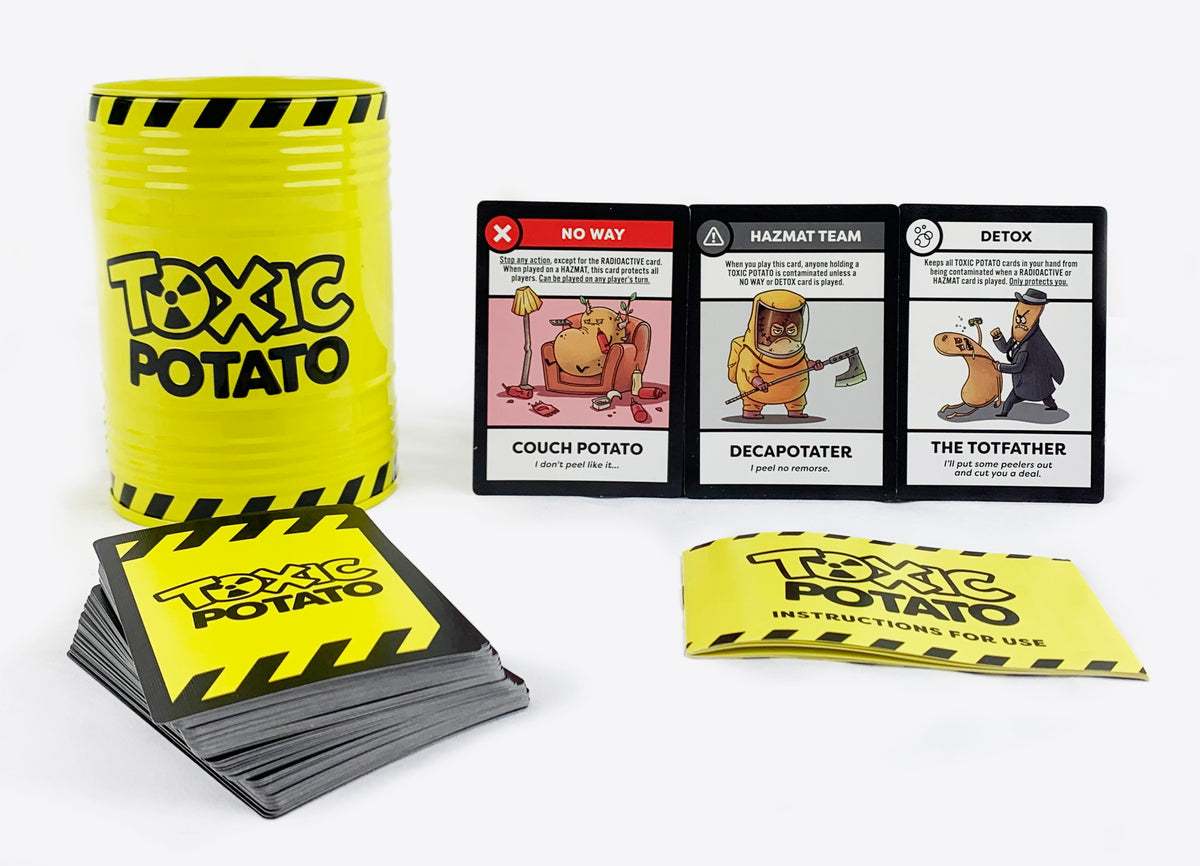 Toxic Potato - Distributor Pack (6 Toxic Potato Base Games) – Mak and Kyle